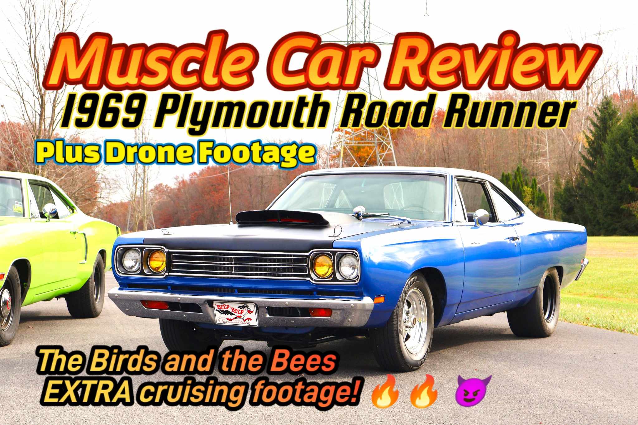 1969 Plymouth Road Runner: Muscle car review. Plus! bonus drone and ...